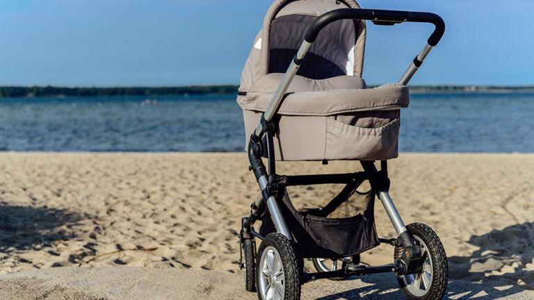 What features should you look for when buying an all-terrain pram?